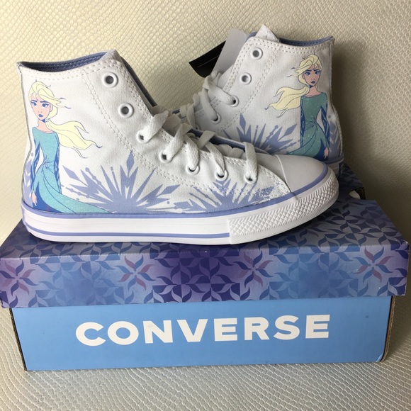 Converse | Shoes | New Converse X Disney Frozen 2 Elsa Hitop Chucks ...